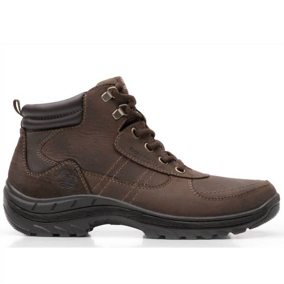 Flexi | Shoes | New Flexi Mens Outdoor Leather Boot In Dark Brown ...